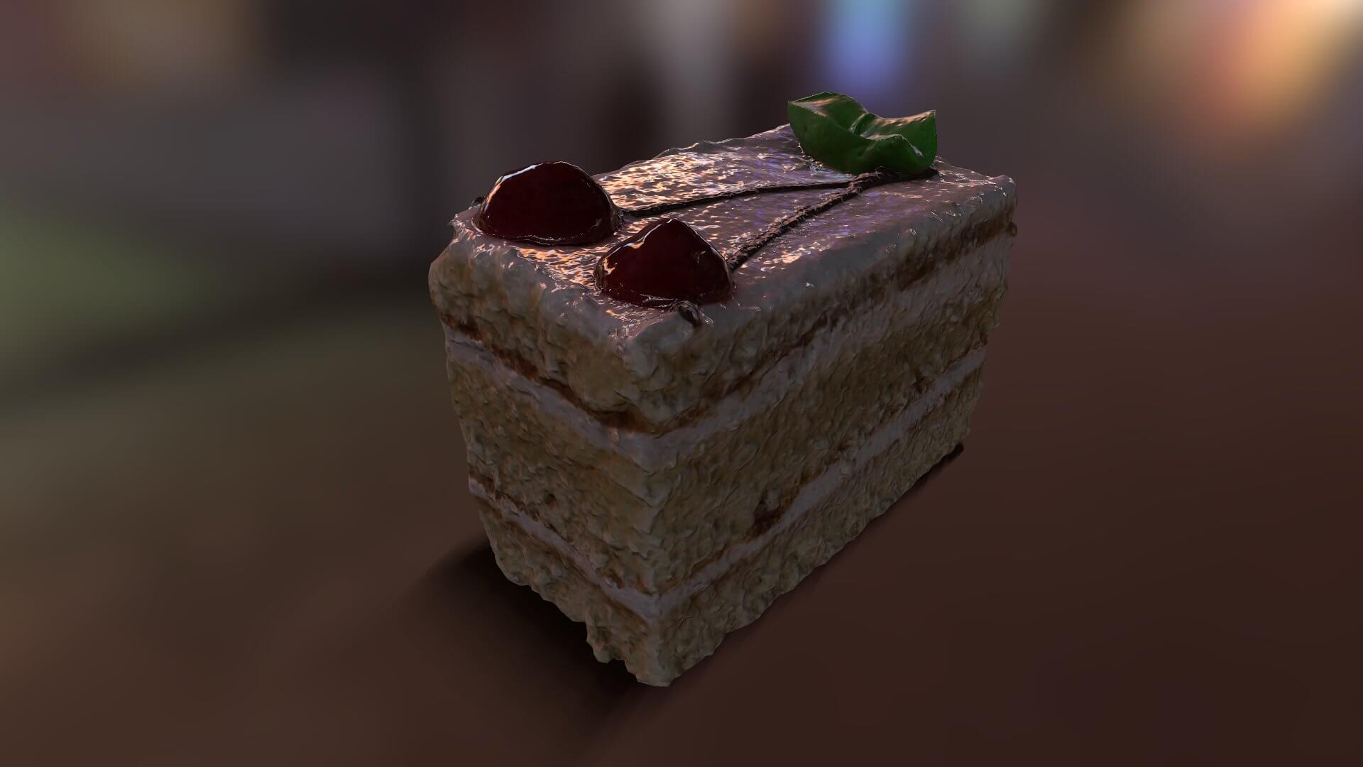 Piece Cake - 3D Model by Grishmanovskij Anton