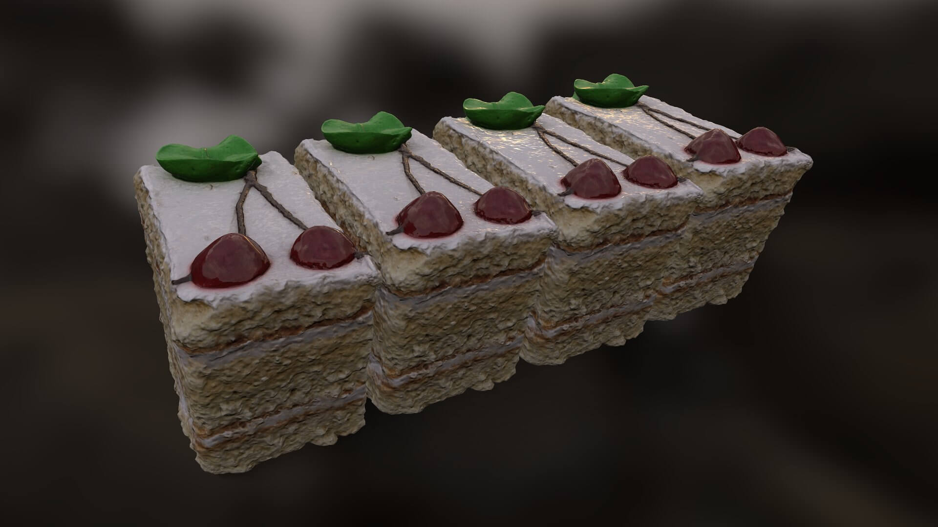 Piece Cake - 3D Model by Grishmanovskij Anton