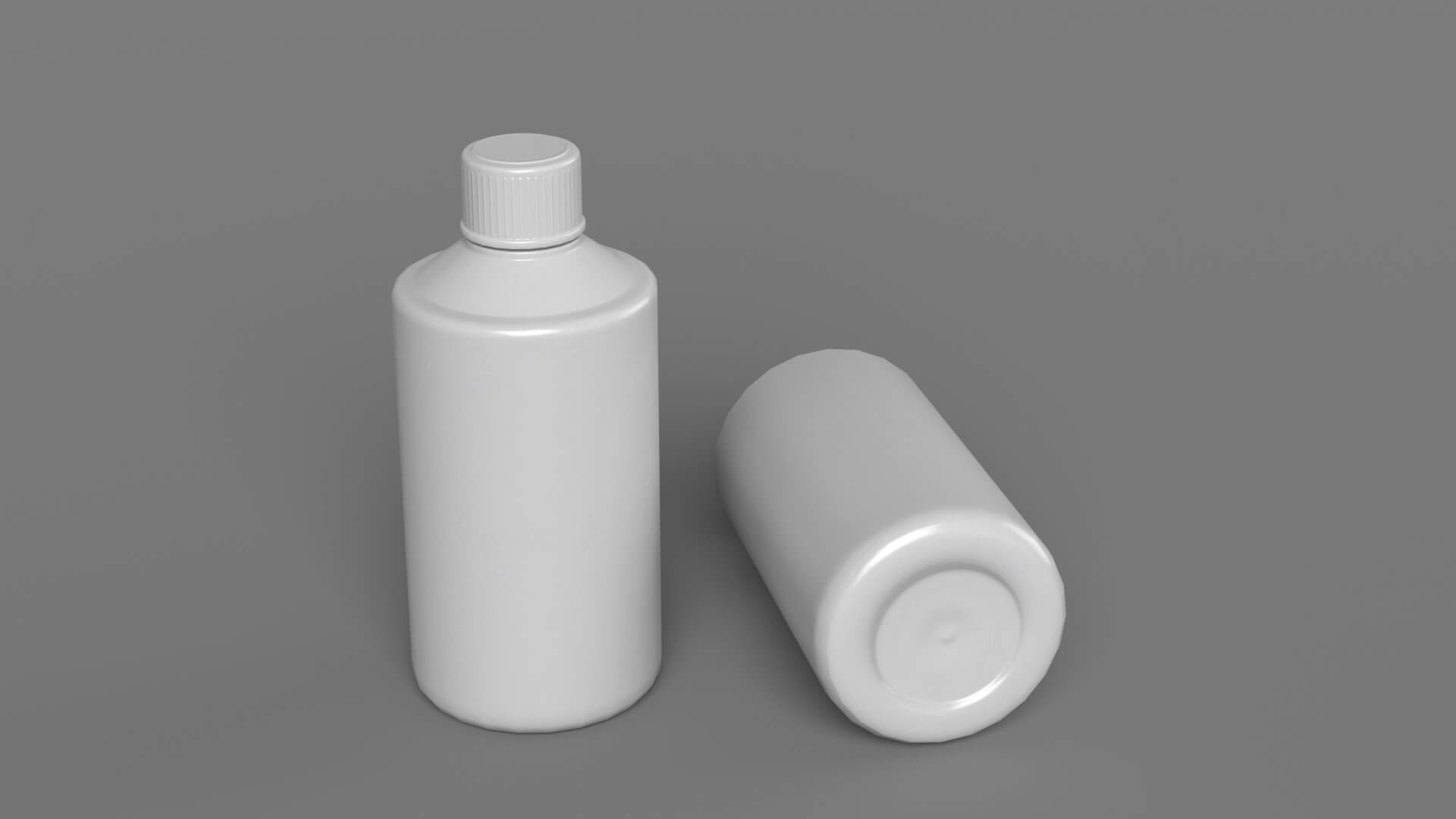 Plastic Bottle V2 - 3D Model by Grishmanovskij Anton