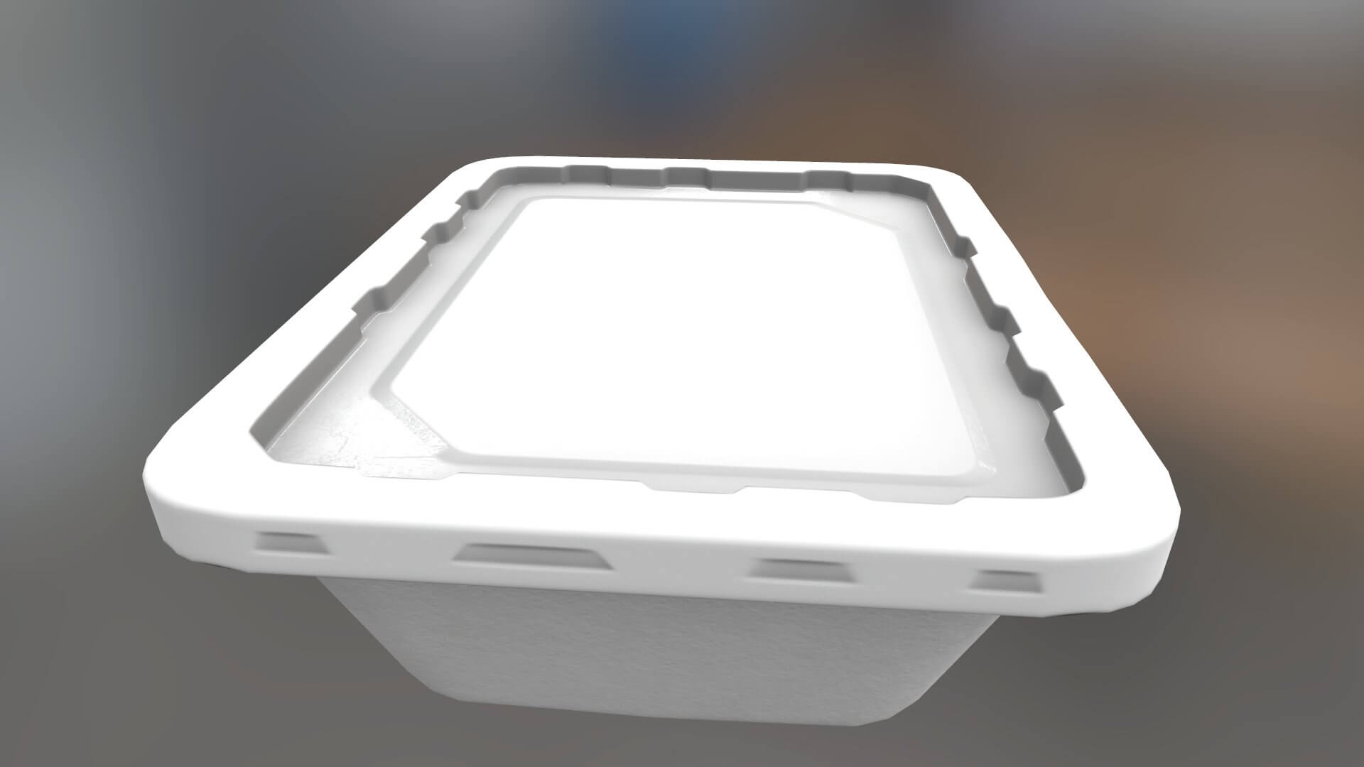 Plastic Container - 3D Model by Grishmanovskij Anton