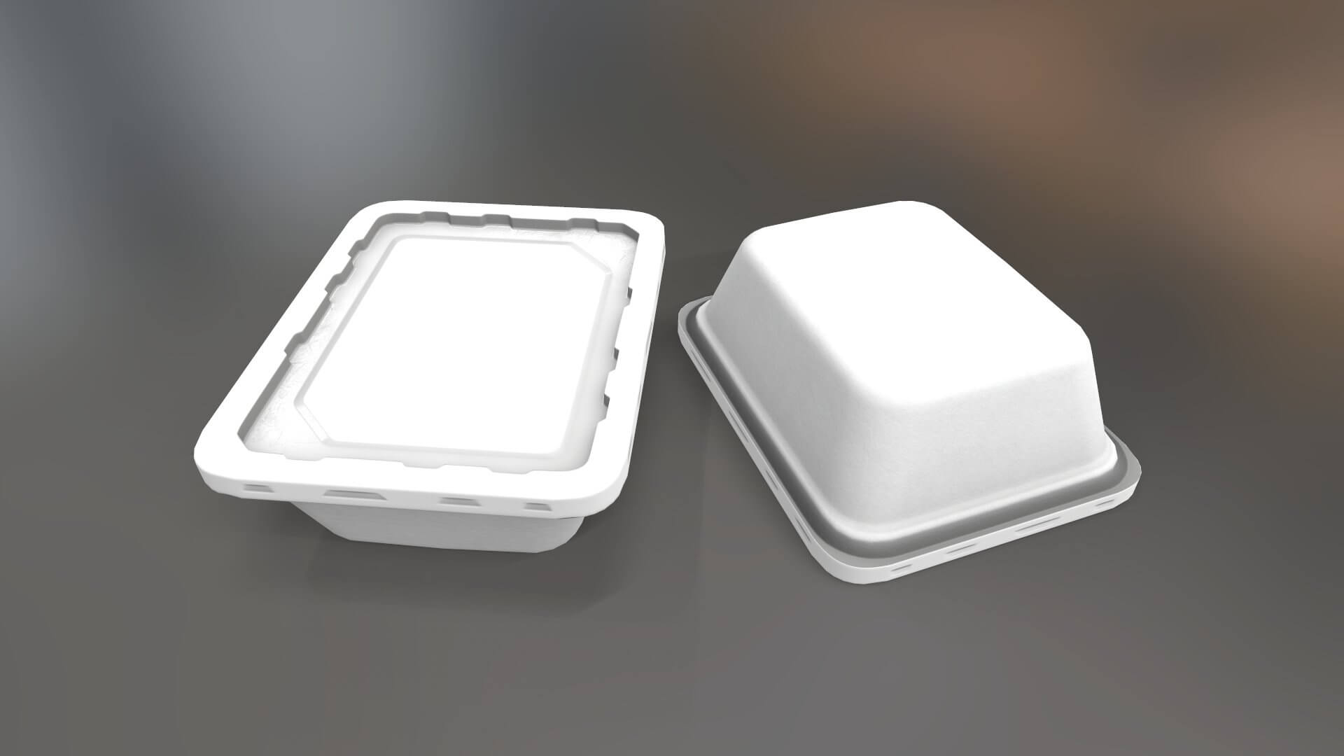 Plastic Container - 3D Model by Grishmanovskij Anton
