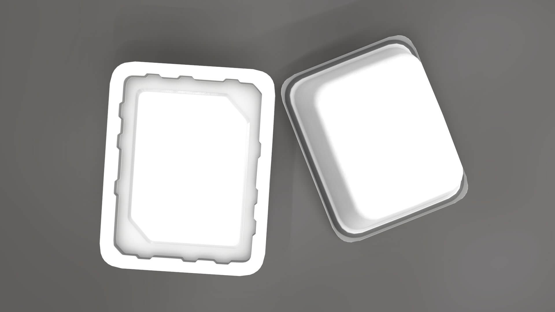 Plastic Container - 3D Model by Grishmanovskij Anton