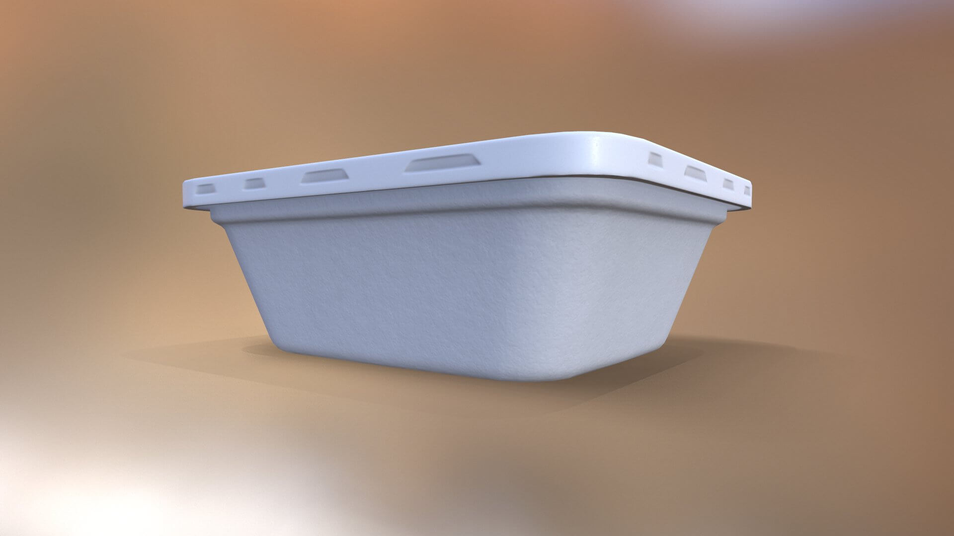 Plastic Container - 3D Model by Grishmanovskij Anton