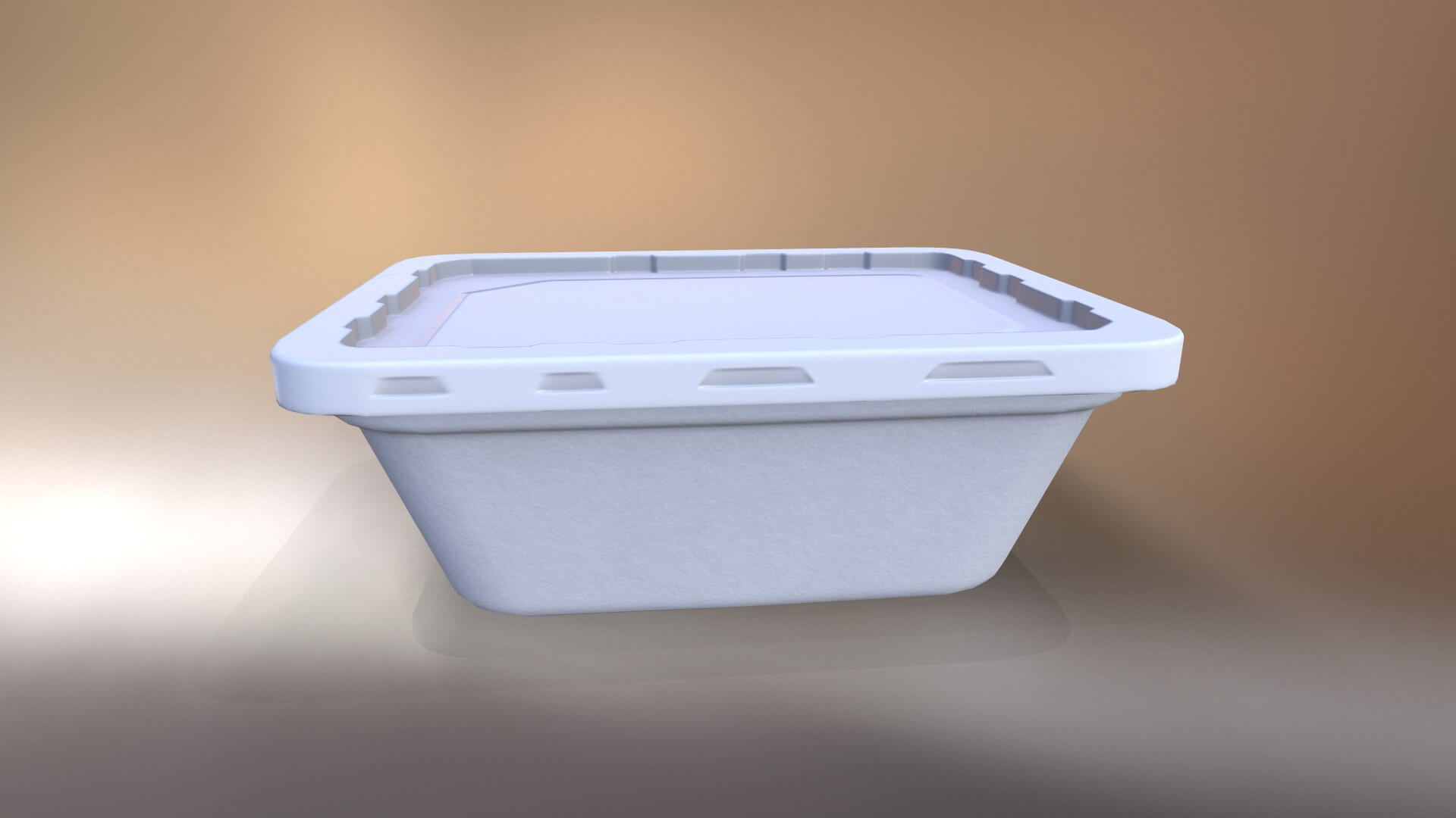 Plastic Container - 3D Model by Grishmanovskij Anton