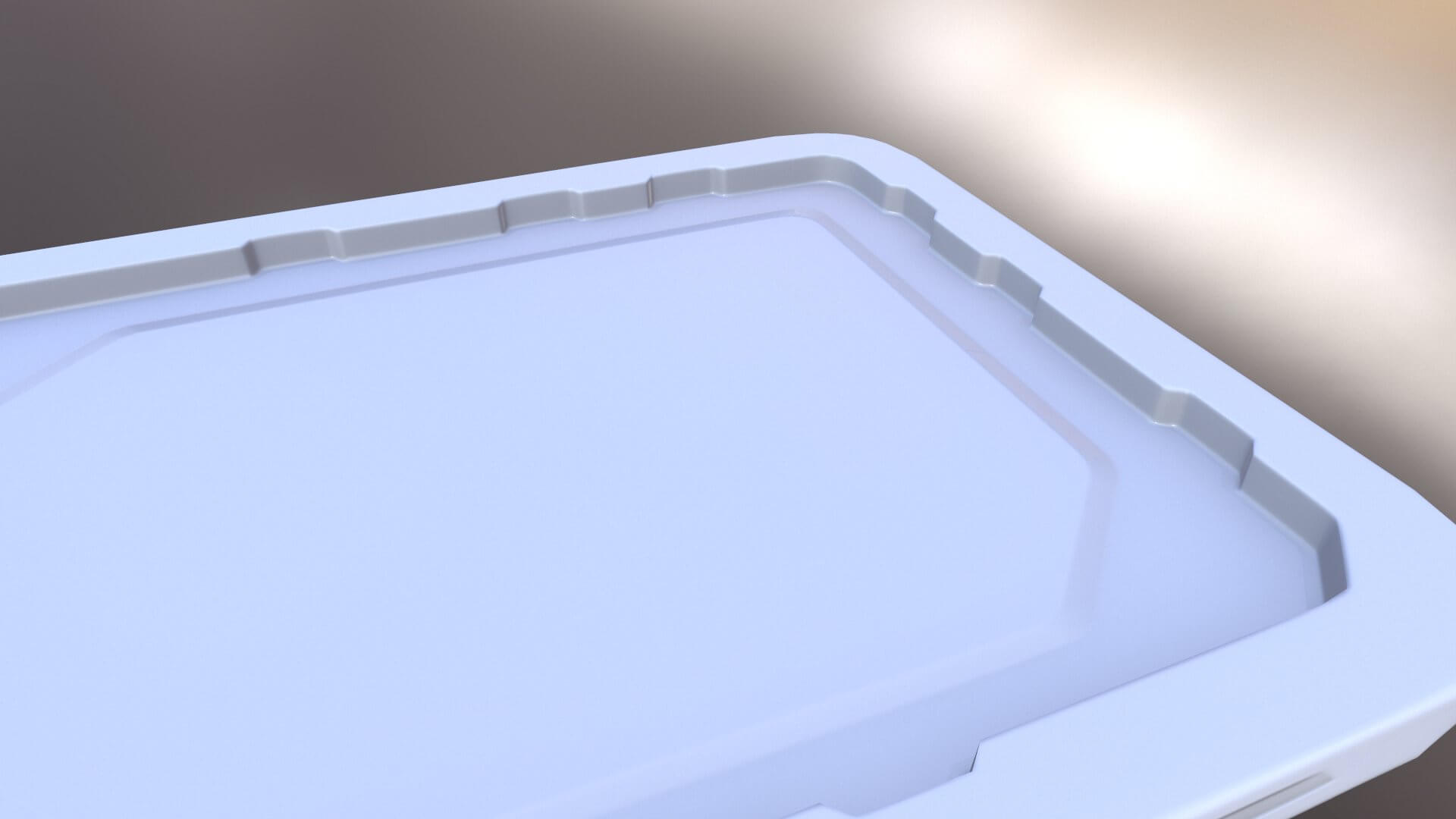 Plastic Container - 3D Model by Grishmanovskij Anton