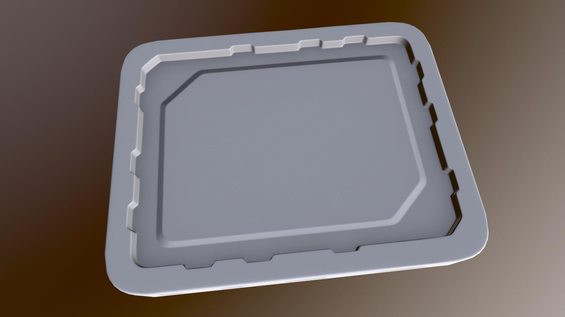 Plastic Container - 3D Model by Grishmanovskij Anton