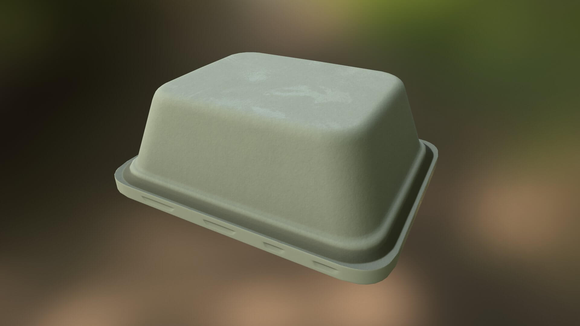 Plastic Container - 3D Model by Grishmanovskij Anton