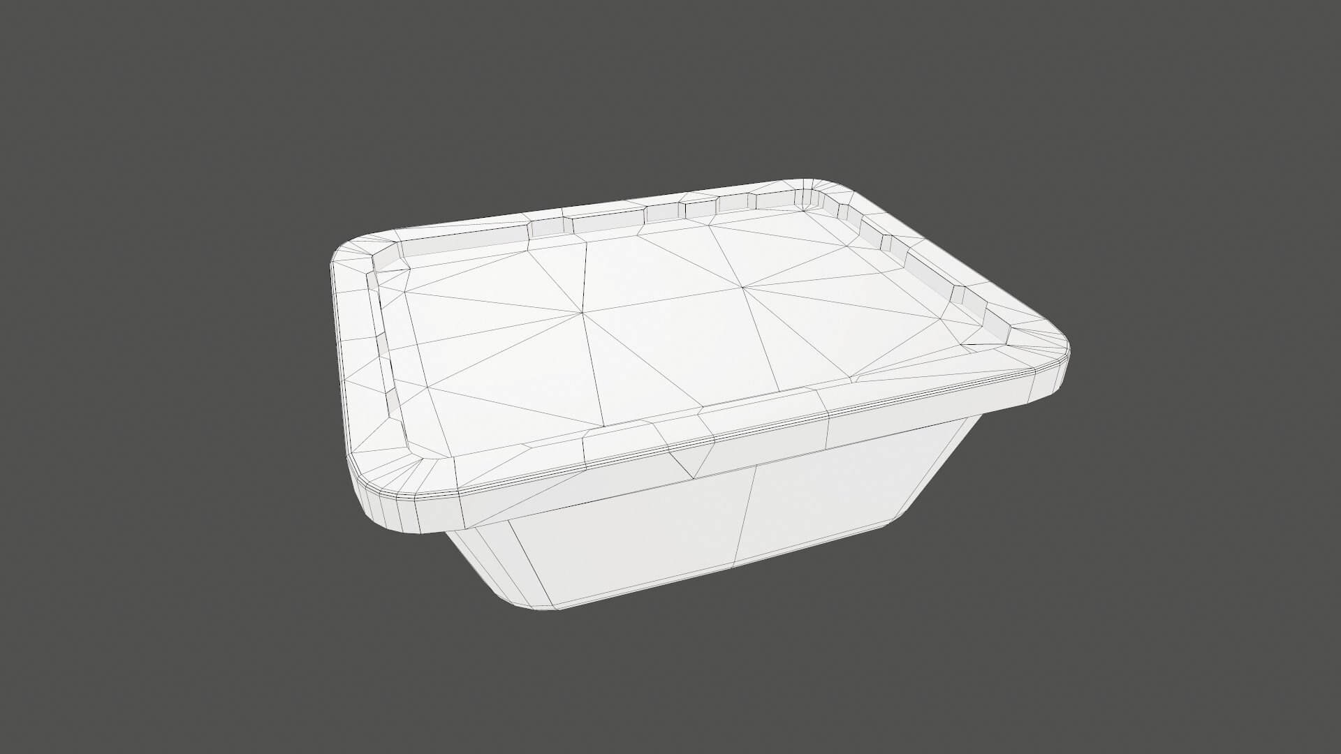 Plastic Container - 3D Model by Grishmanovskij Anton