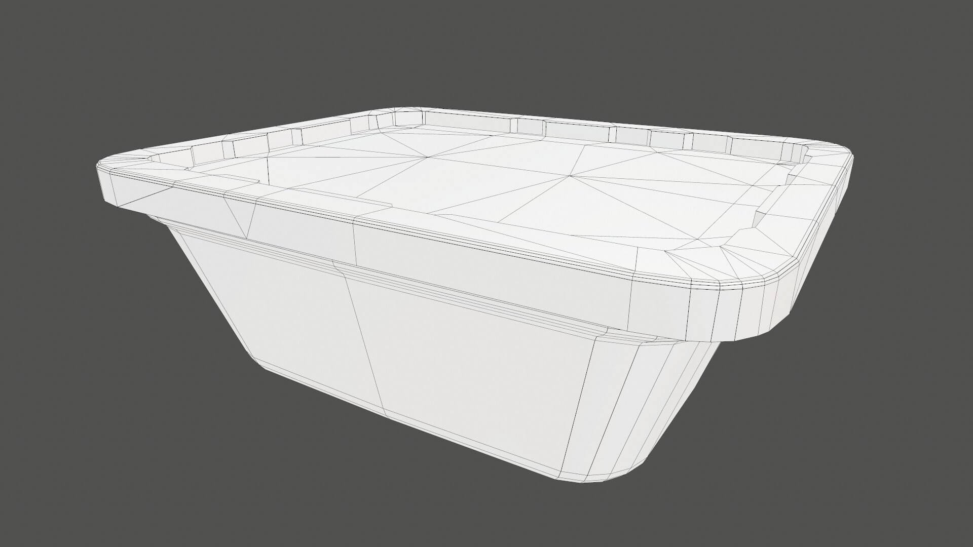 Plastic Container - 3D Model by Grishmanovskij Anton