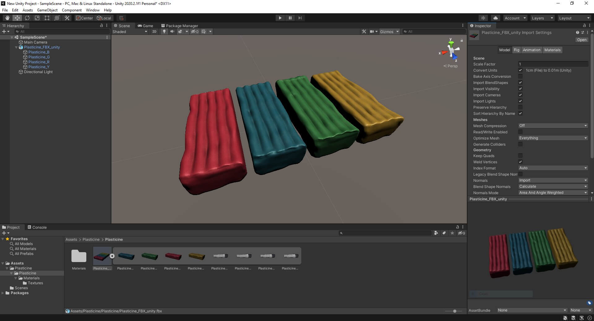 Plasticine - 3D Model by Grishmanovskij Anton