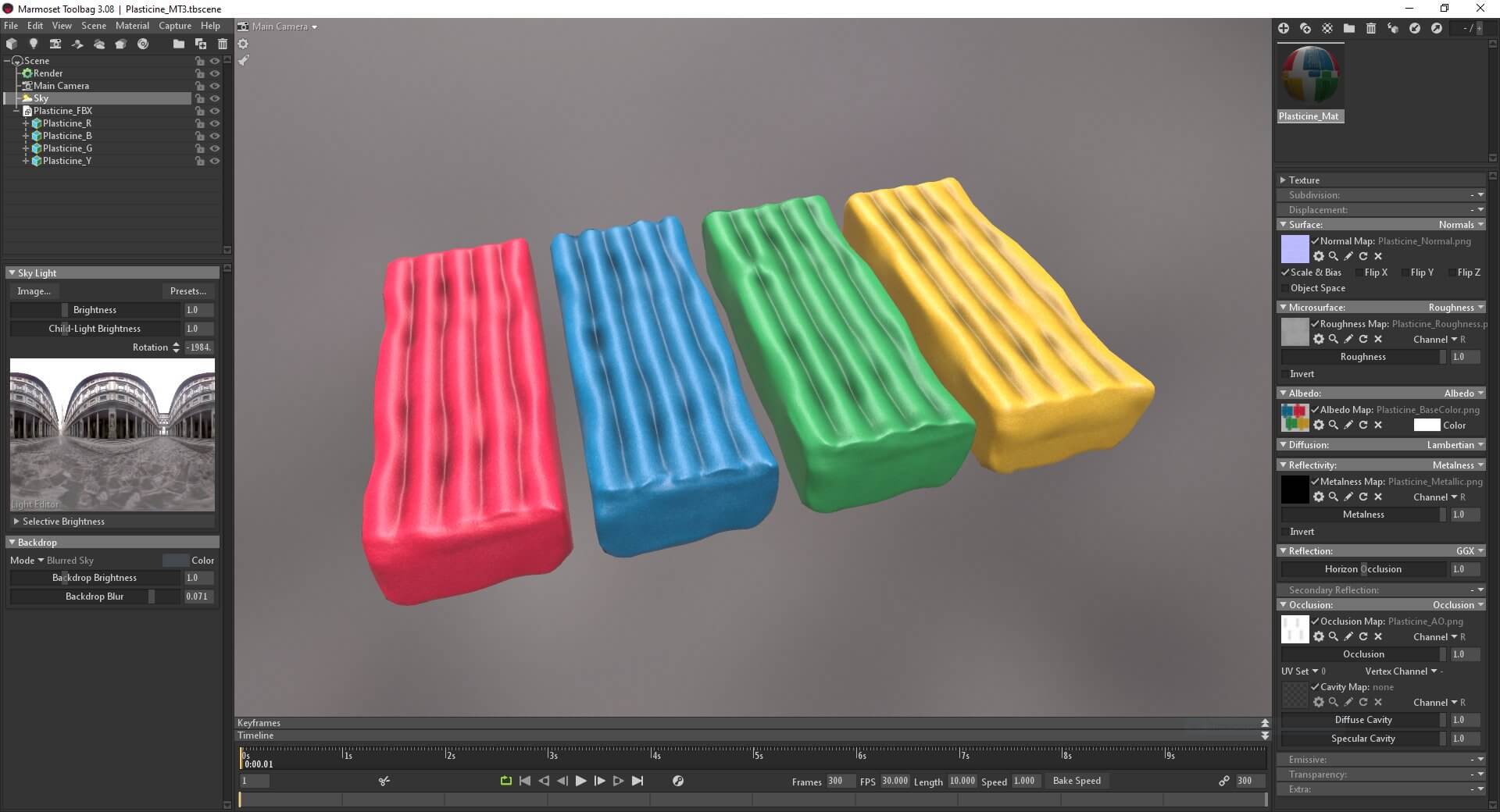 Plasticine - 3D Model by Grishmanovskij Anton