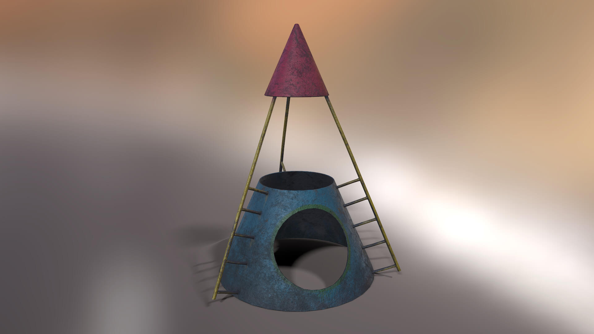 Playground Rocket - 3D Model by Grishmanovskij Anton