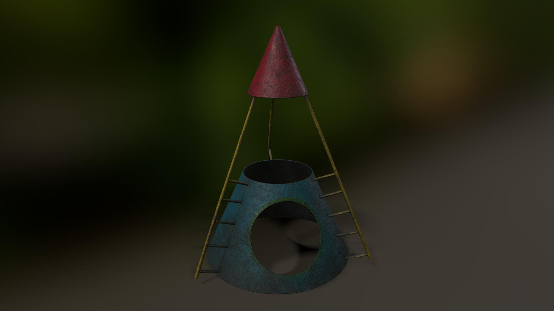 Playground Rocket - 3D Model by Grishmanovskij Anton