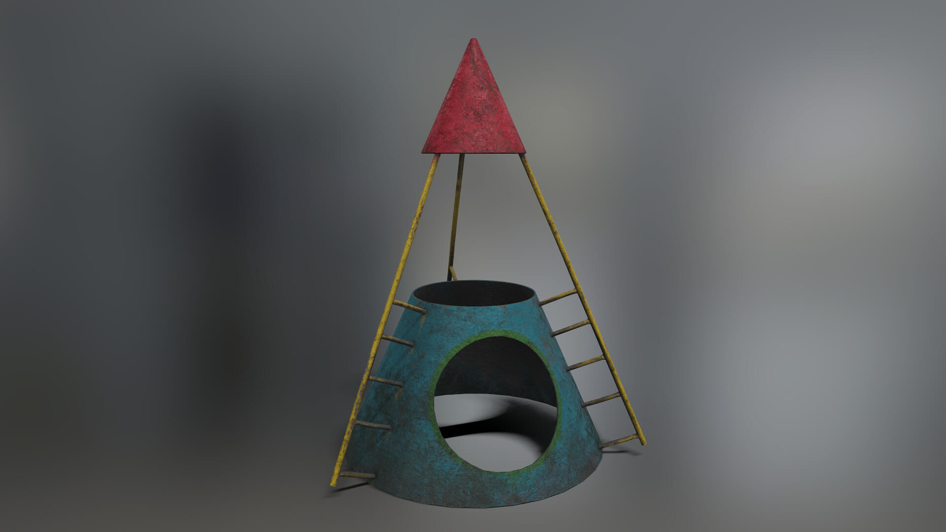 Playground Rocket - 3D Model by Grishmanovskij Anton