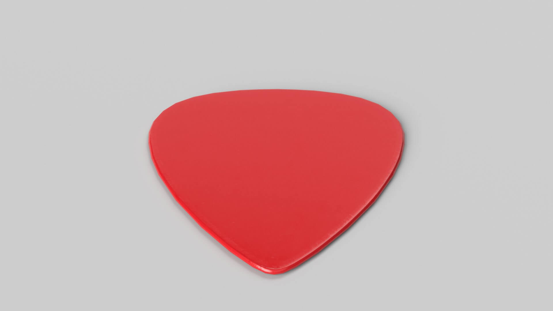 Plectrum Red - 3D Model by Grishmanovskij Anton