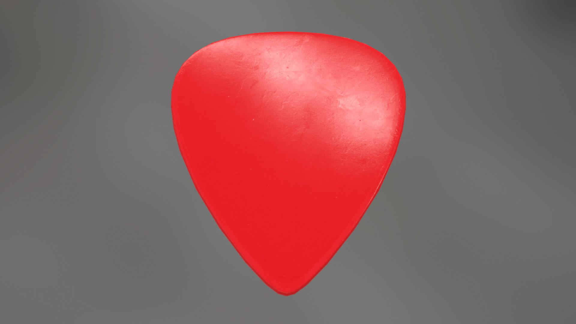 Plectrum Red - 3D Model by Grishmanovskij Anton