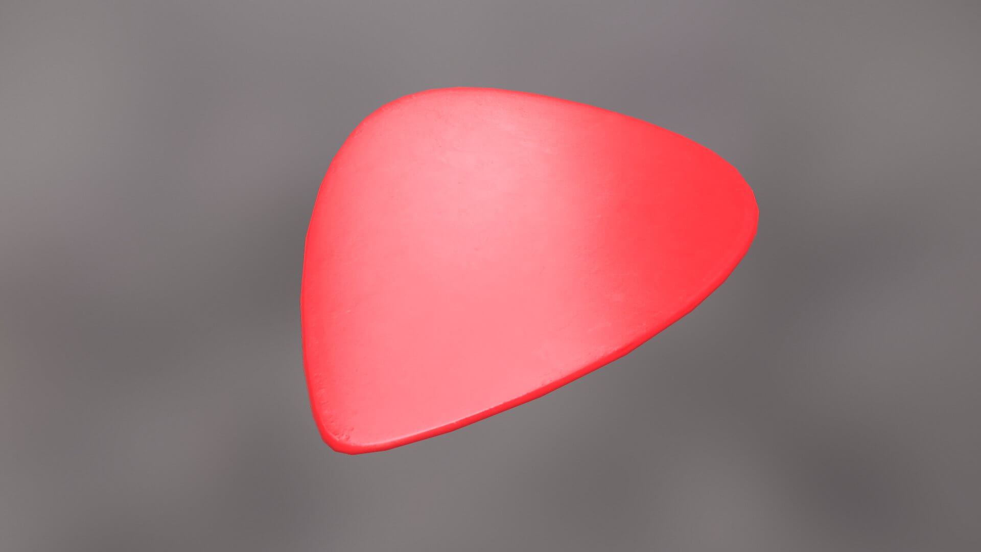 Plectrum Red - 3D Model by Grishmanovskij Anton