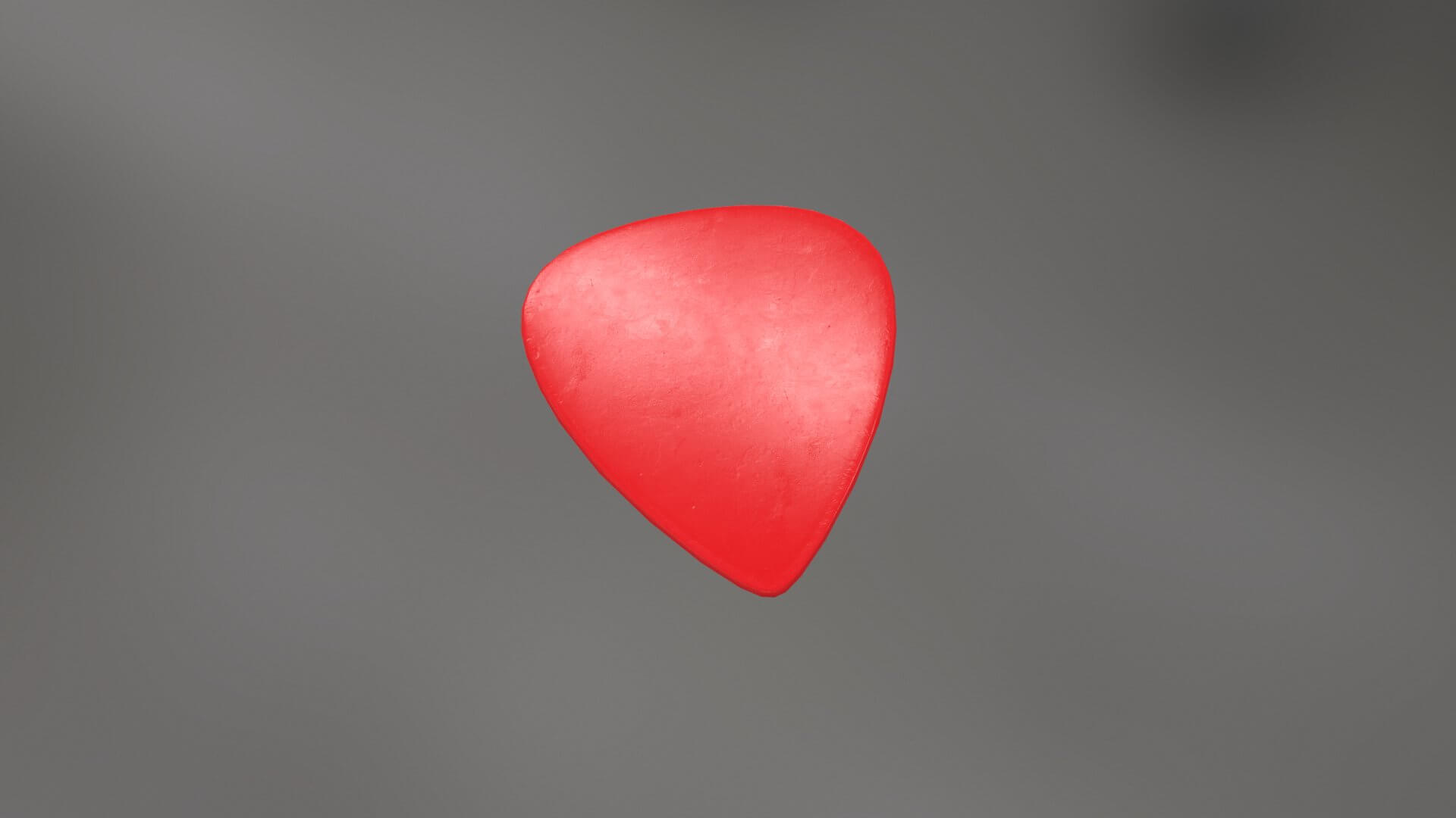 Plectrum Red - 3D Model by Grishmanovskij Anton