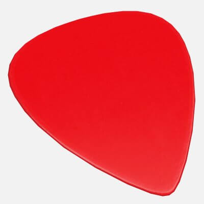 Plectrum Red - 3D Model by Grishmanovskij Anton