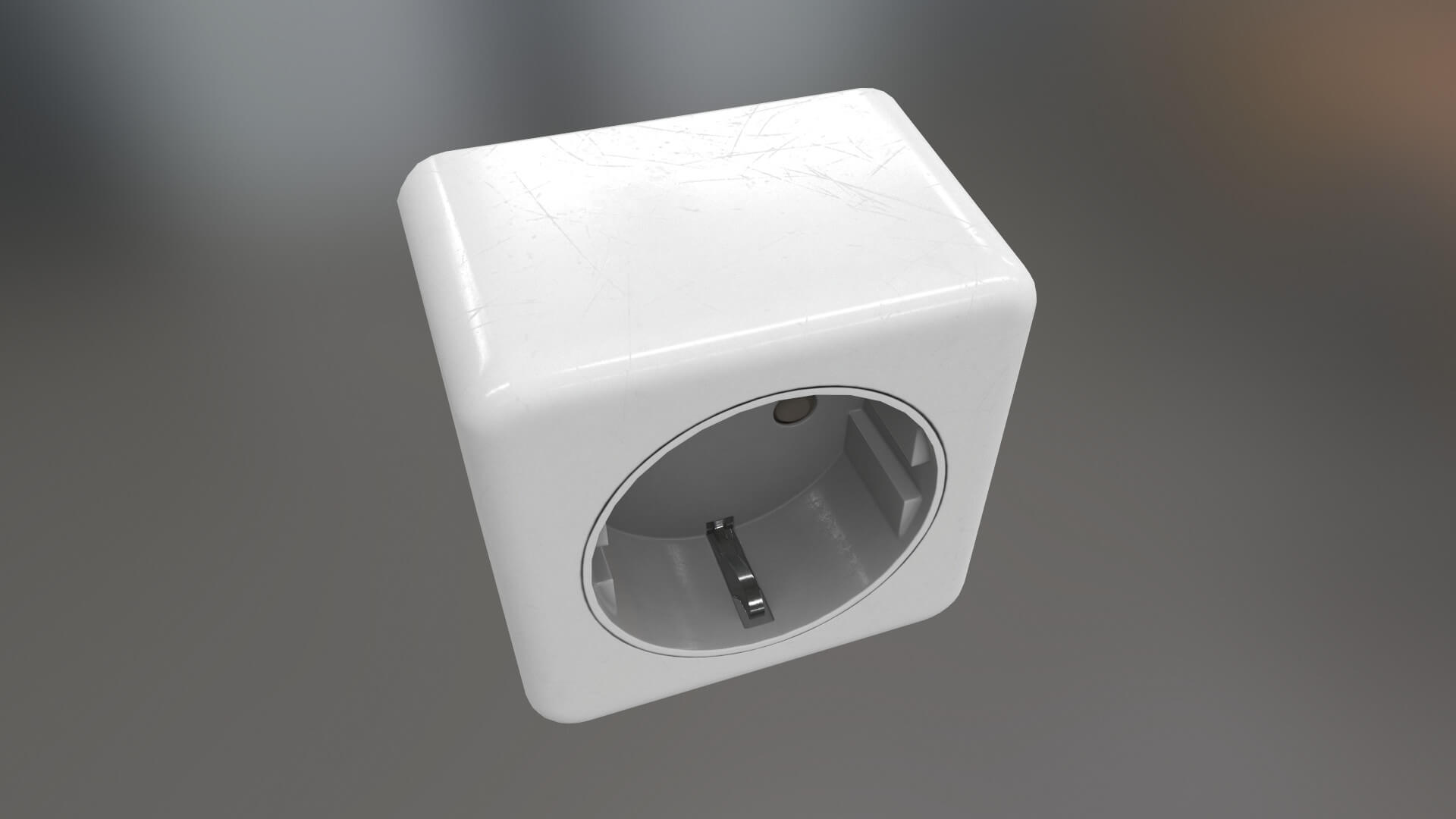 Plug Socket - 3D Model by Grishmanovskij Anton