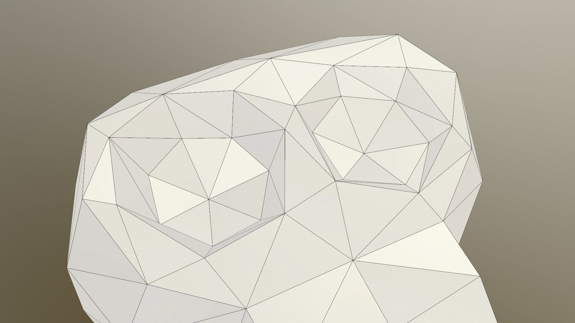 Polygonal Cartoon Skull - 3D Model by Grishmanovskij Anton