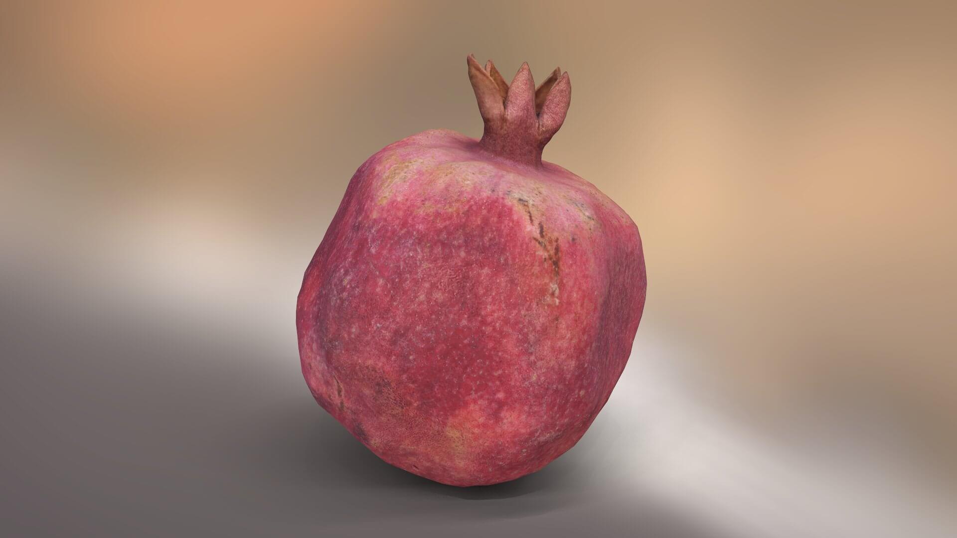 Pomegranate - 3D Model by Grishmanovskij Anton