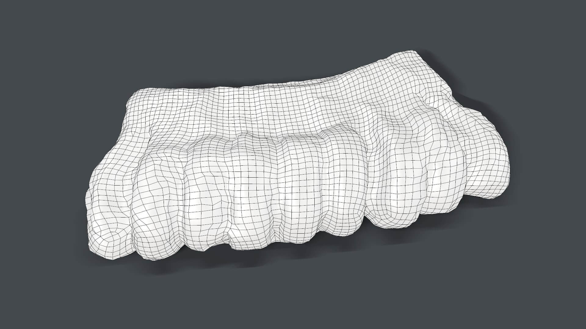 Puff Pastry Bun with Poppy - 3D Model by Grishmanovskij Anton