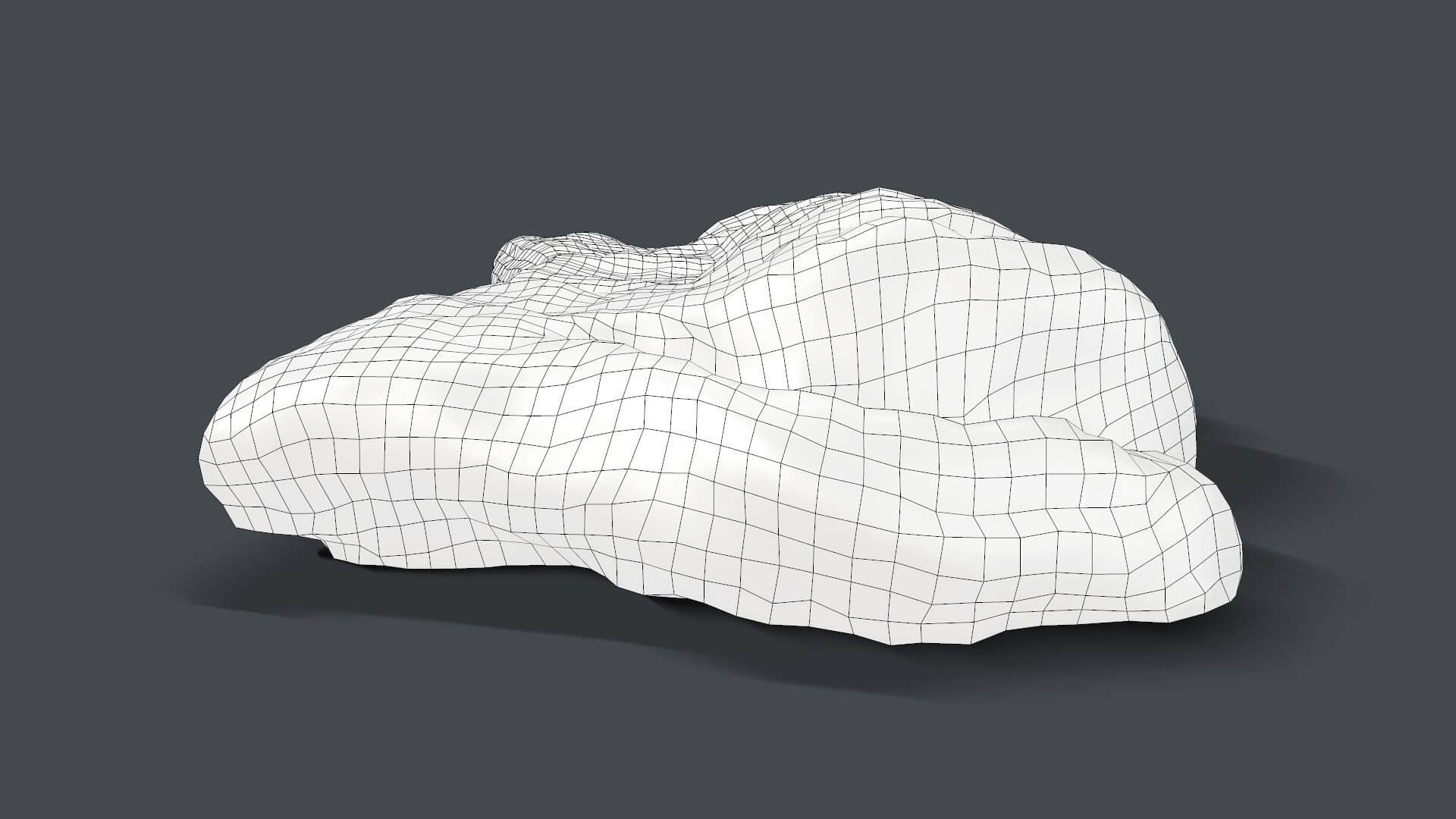 Puff Pastry Bun with Poppy - 3D Model by Grishmanovskij Anton