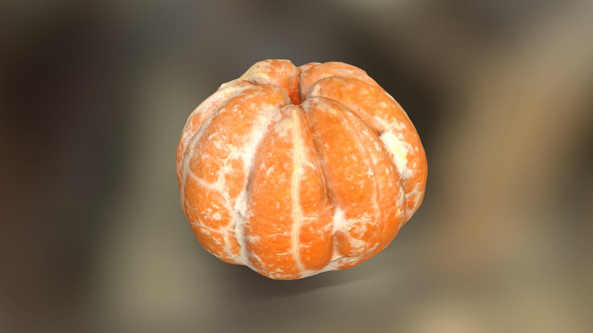 Purified Mandarin - 3D Model by Grishmanovskij Anton