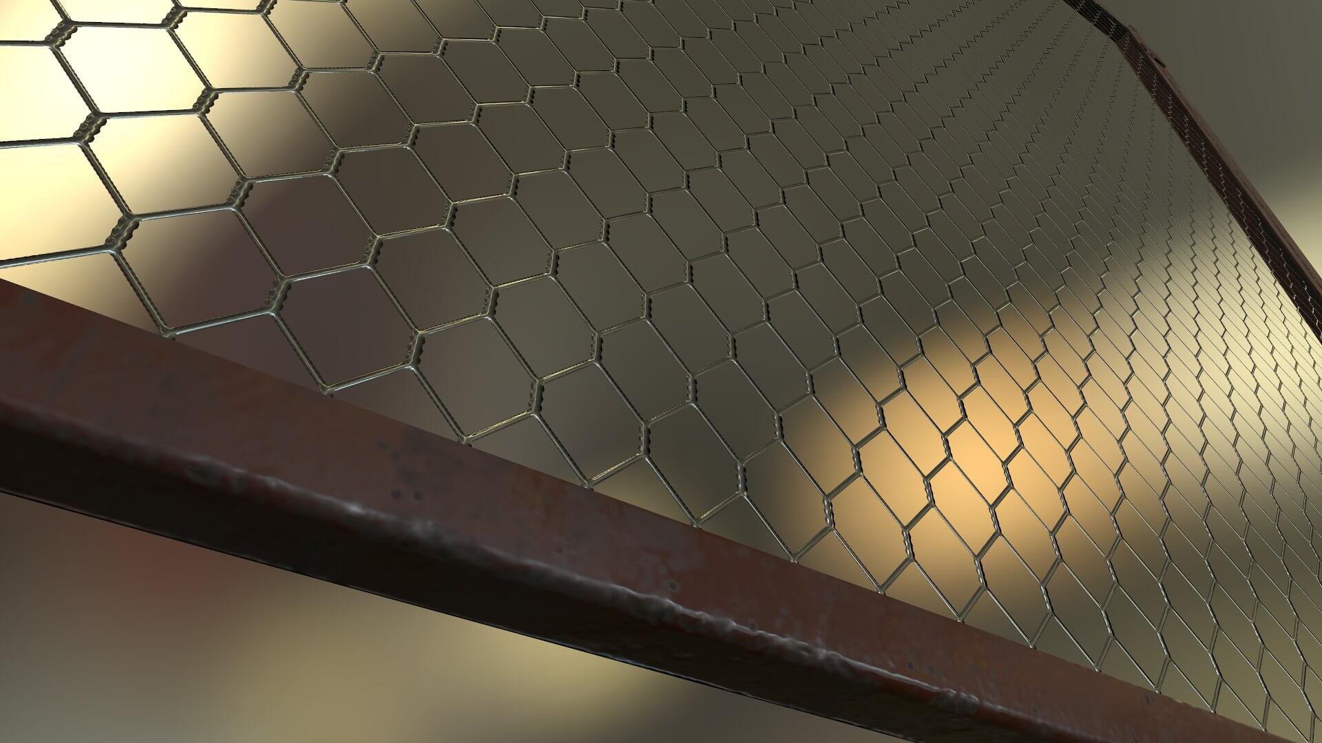 Rabitz Fence - 3D Model by Grishmanovskij Anton