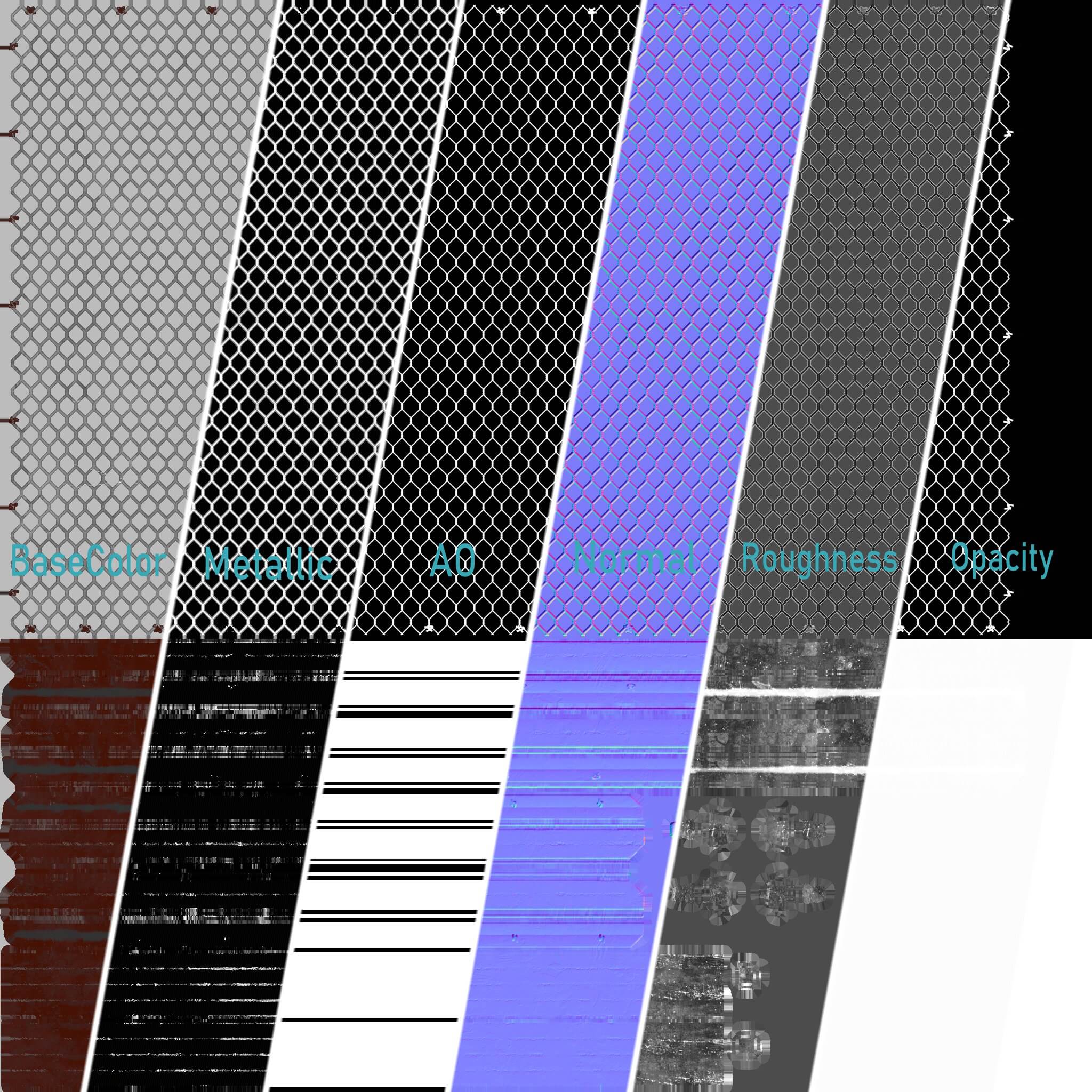 Rabitz Fence - 3D Model by Grishmanovskij Anton