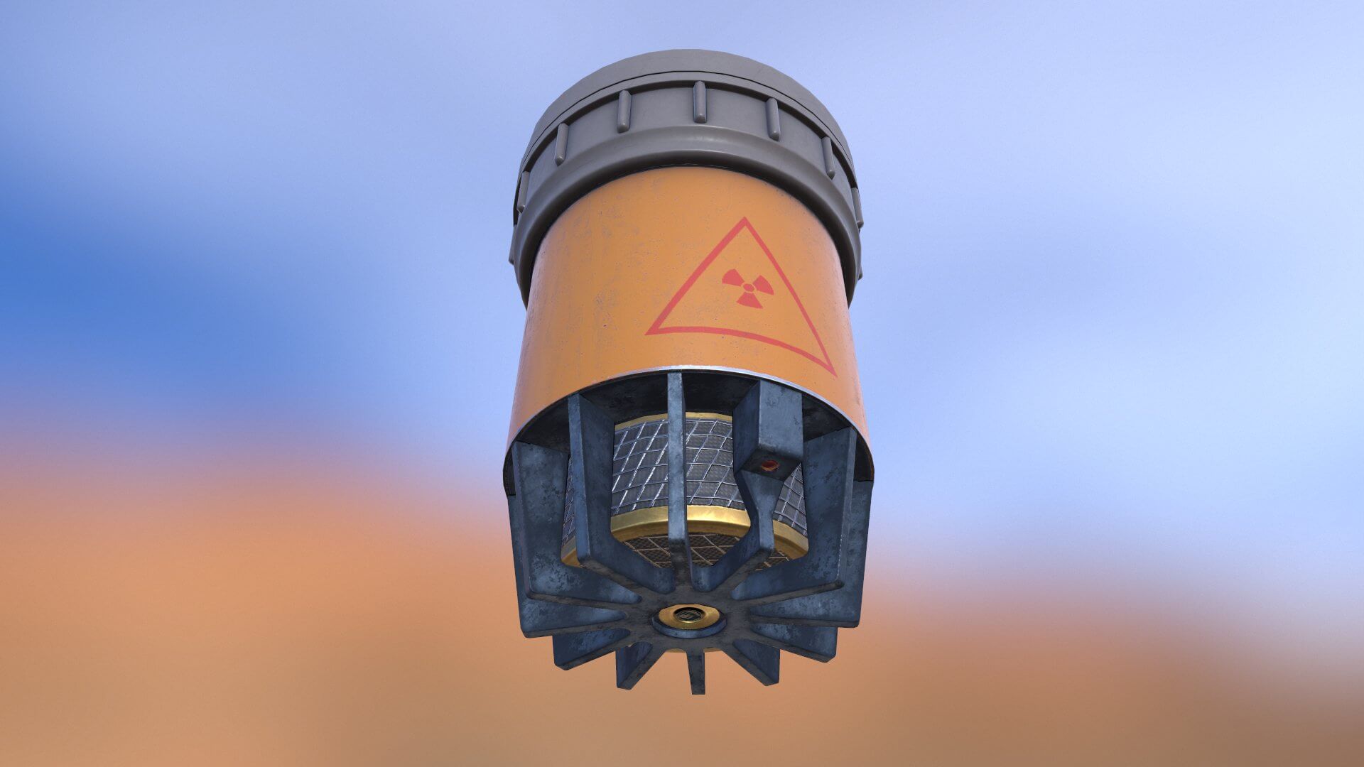 Radioisotope Smoke Detector RID-1 3D Model by Grishmanovskij Anton