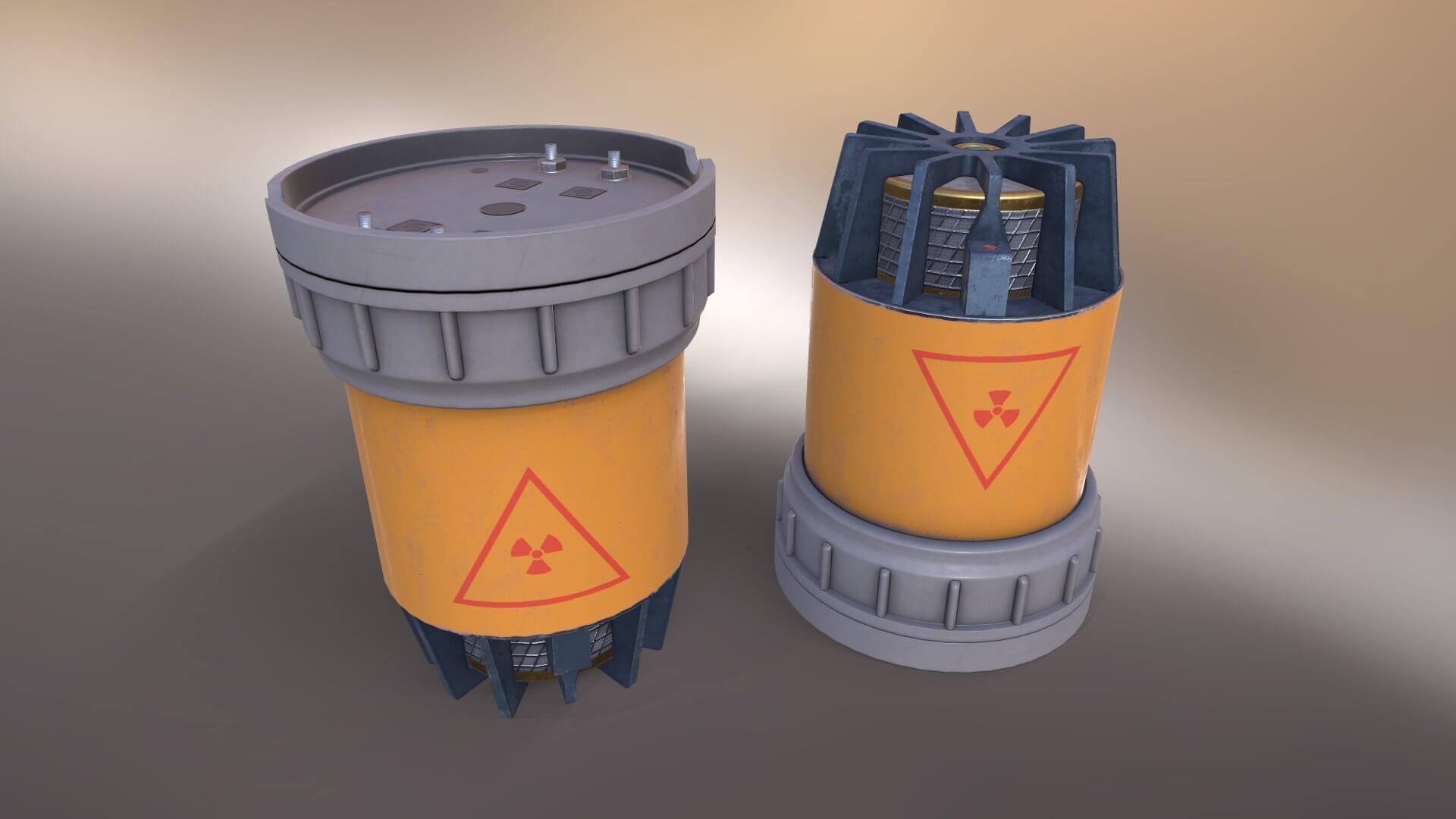 Radioisotope Smoke Detector RID-1 3D Model by Grishmanovskij Anton