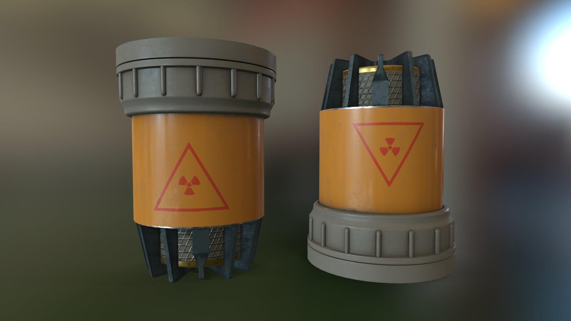 Radioisotope Smoke Detector RID-1 3D Model by Grishmanovskij Anton