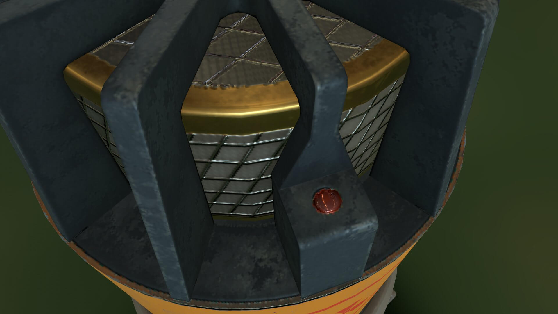 Radioisotope Smoke Detector RID-1 3D Model by Grishmanovskij Anton