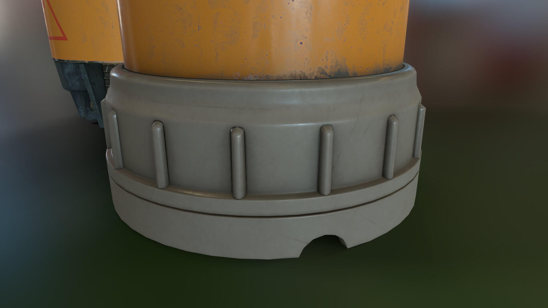 Radioisotope Smoke Detector RID-1 3D Model by Grishmanovskij Anton