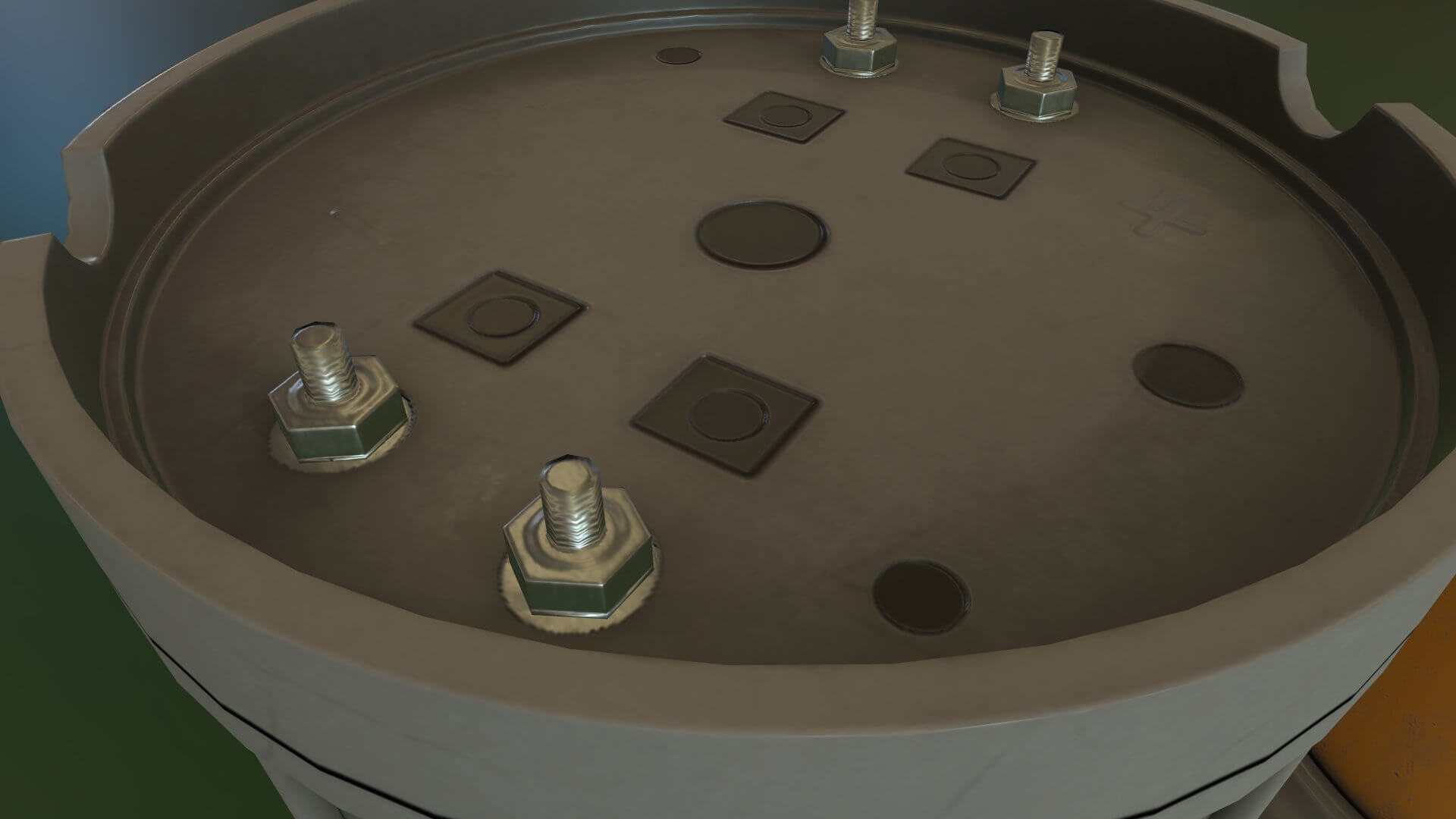 Radioisotope Smoke Detector RID-1 3D Model by Grishmanovskij Anton