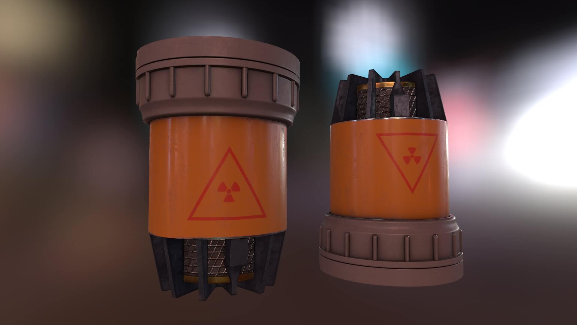 Radioisotope Smoke Detector RID-1 3D Model by Grishmanovskij Anton