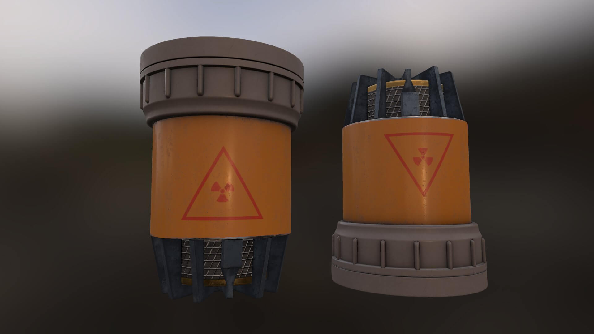 Radioisotope Smoke Detector RID-1 3D Model by Grishmanovskij Anton