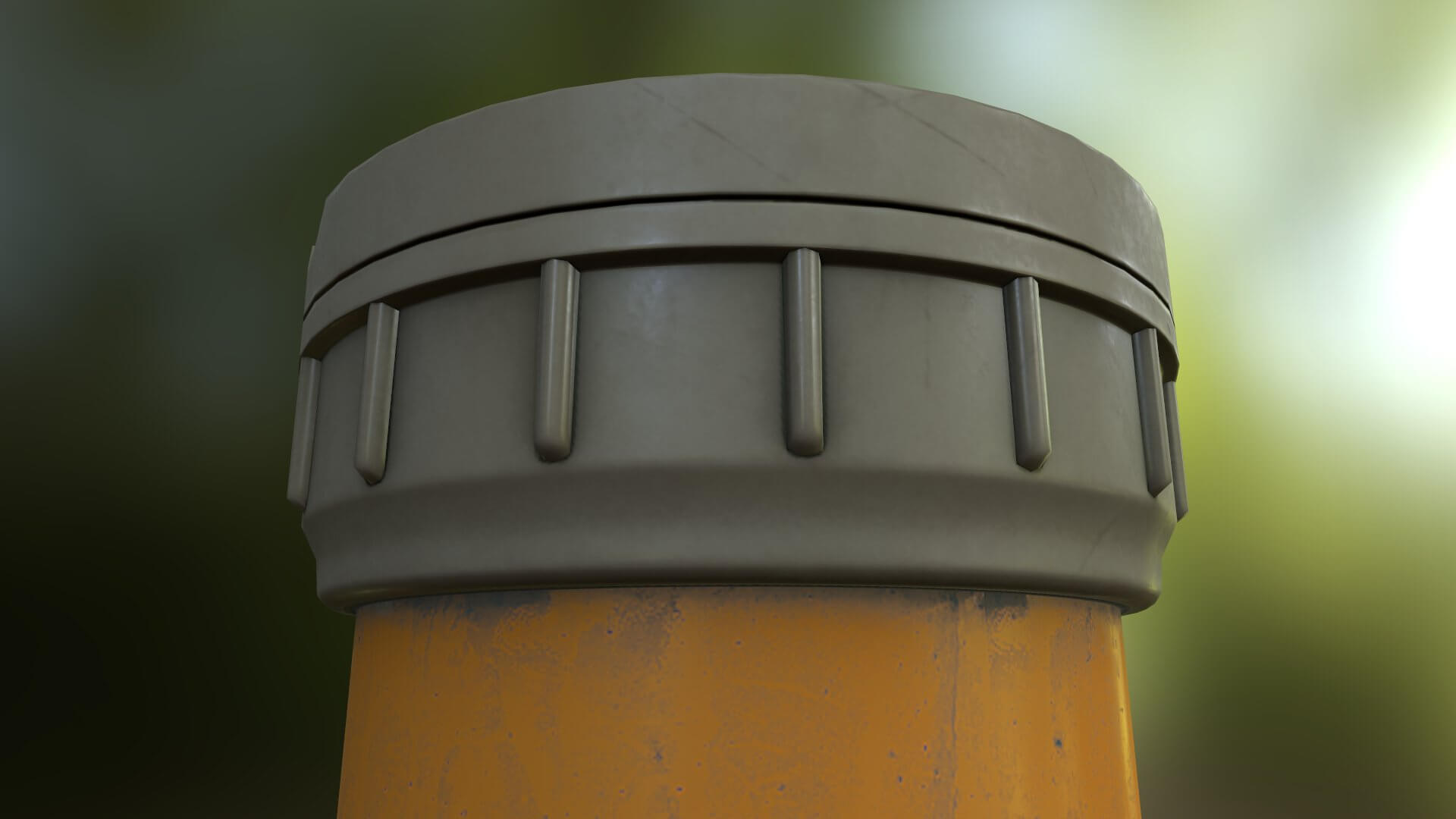 Radioisotope Smoke Detector RID-1 3D Model by Grishmanovskij Anton