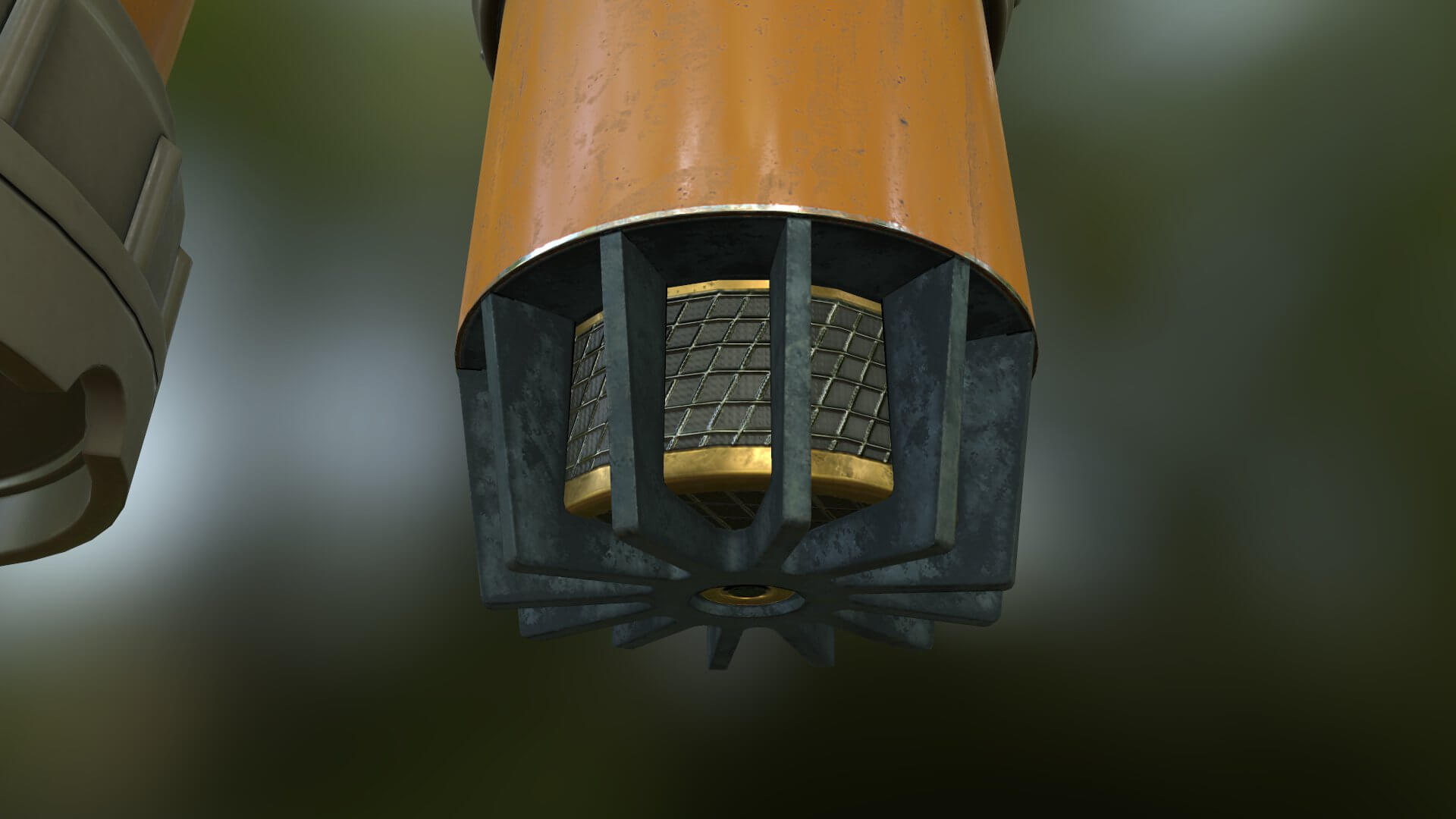 Radioisotope Smoke Detector RID-1 3D Model by Grishmanovskij Anton