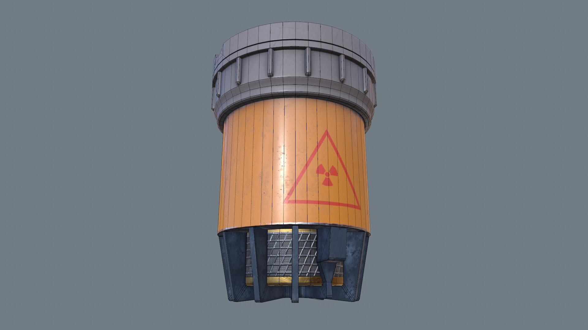 Radioisotope Smoke Detector RID-1 3D Model by Grishmanovskij Anton