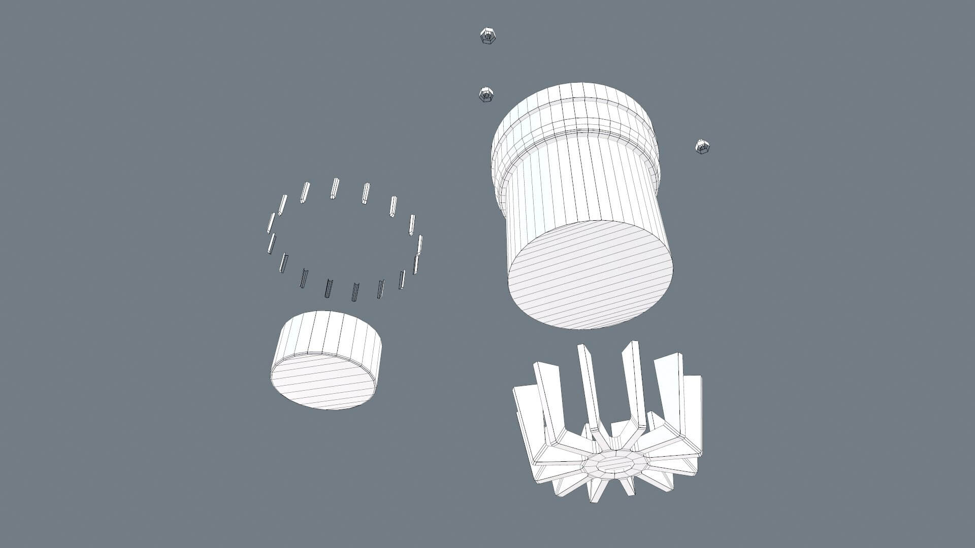 Radioisotope Smoke Detector RID-1 3D Model by Grishmanovskij Anton