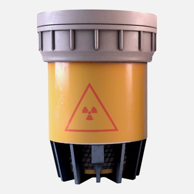 Radioisotope Smoke Detector RID-1 3D Model by Grishmanovskij Anton