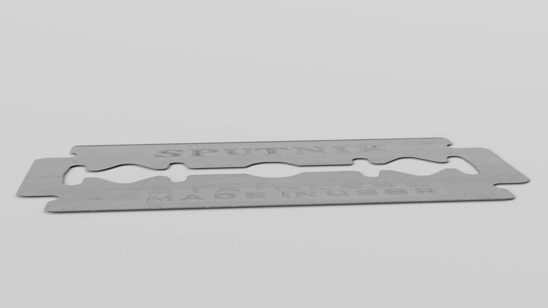 Razor Blade - 3D Model by Grishmanovskij Anton