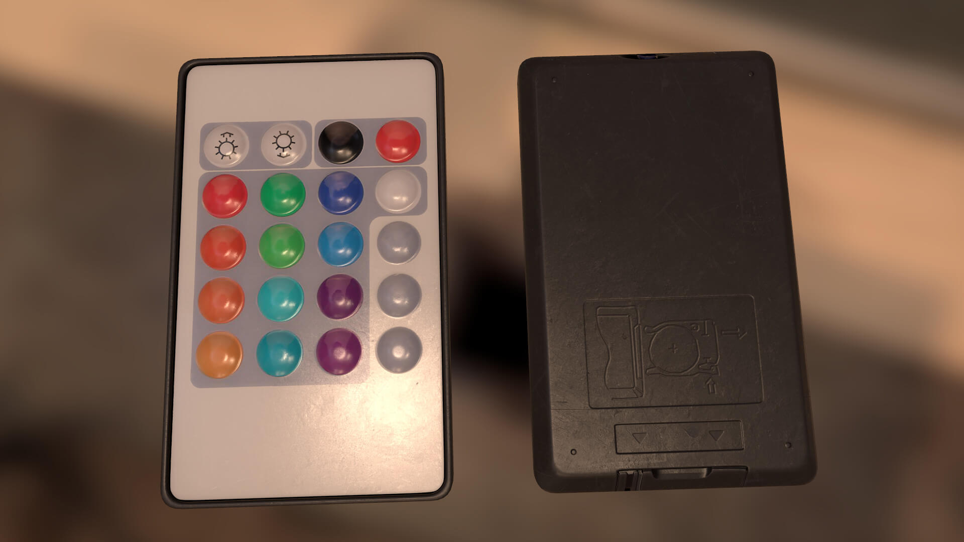 RGB Remote Control - 3D Model by Grishmanovskij Anton