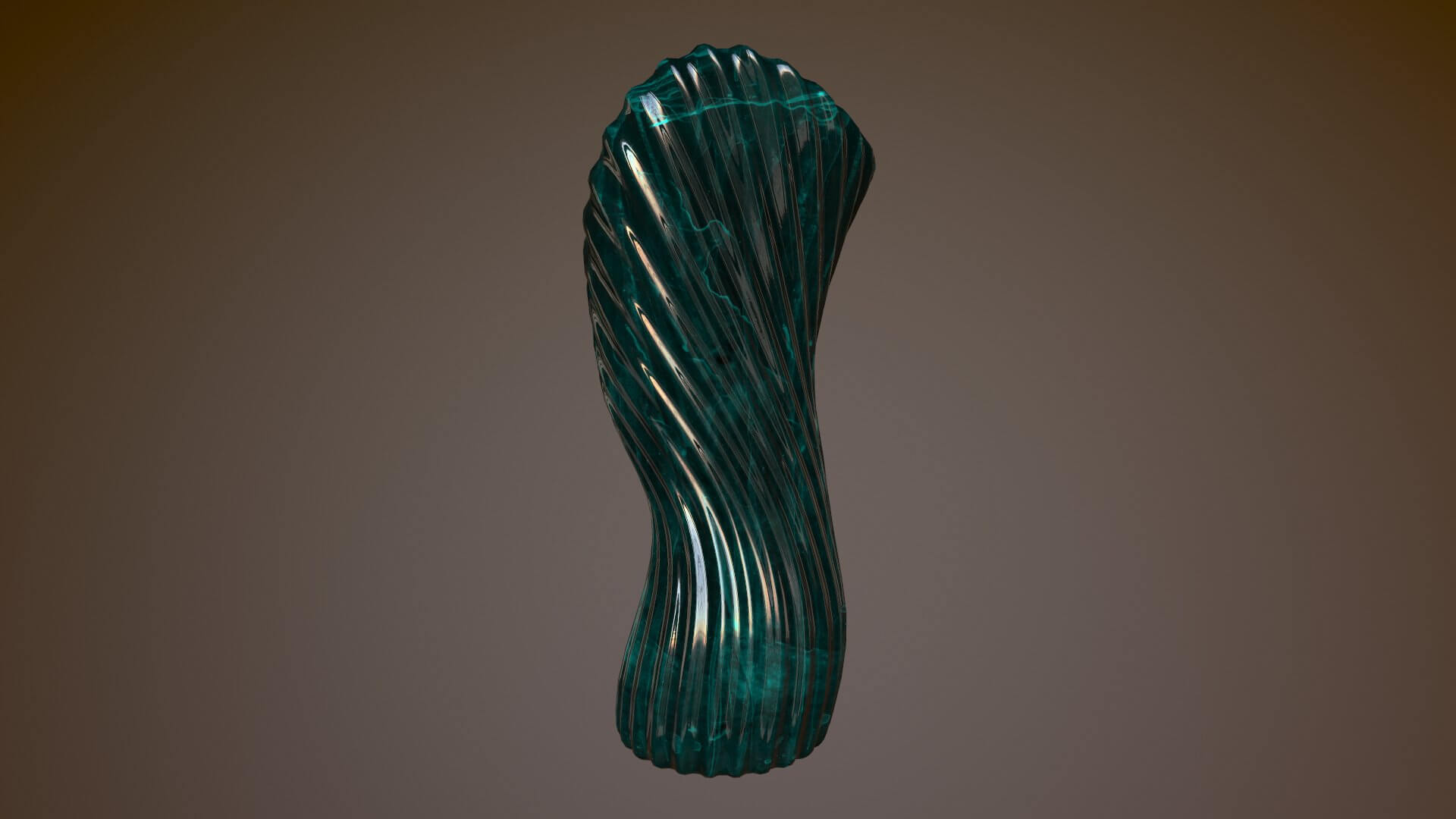 Ribbed Twisted Vase - 3D Model by Grishmanovskij Anton