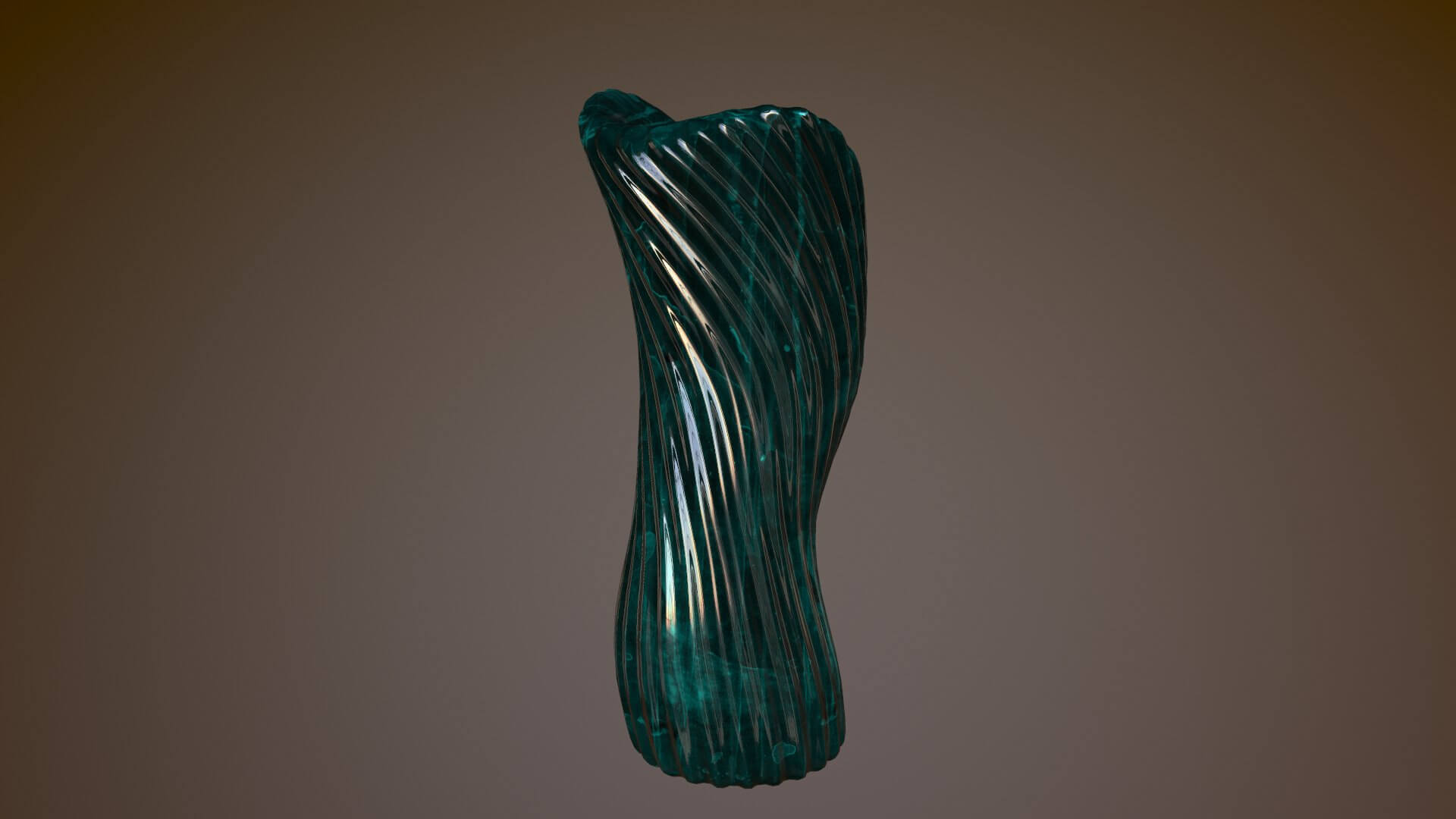 Ribbed Twisted Vase - 3D Model by Grishmanovskij Anton