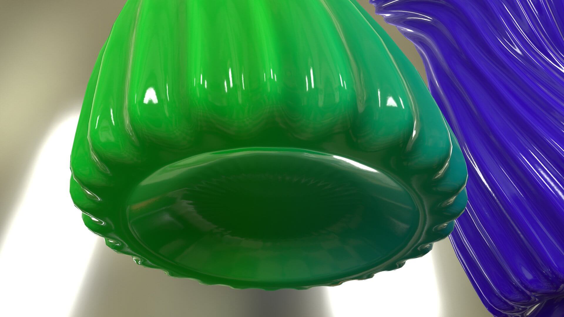 Ribbed Twisted Vase - 3D Model by Grishmanovskij Anton