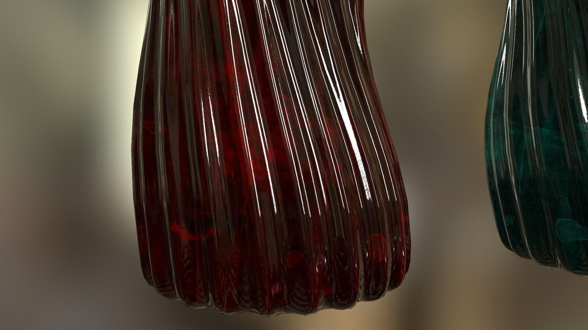 Ribbed Twisted Vase - 3D Model by Grishmanovskij Anton